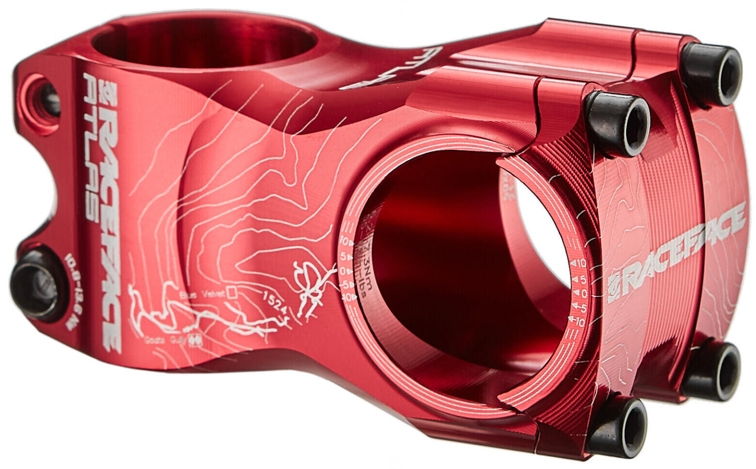 Vorbau ATLAS 31.8 - 50 x 0° - rot