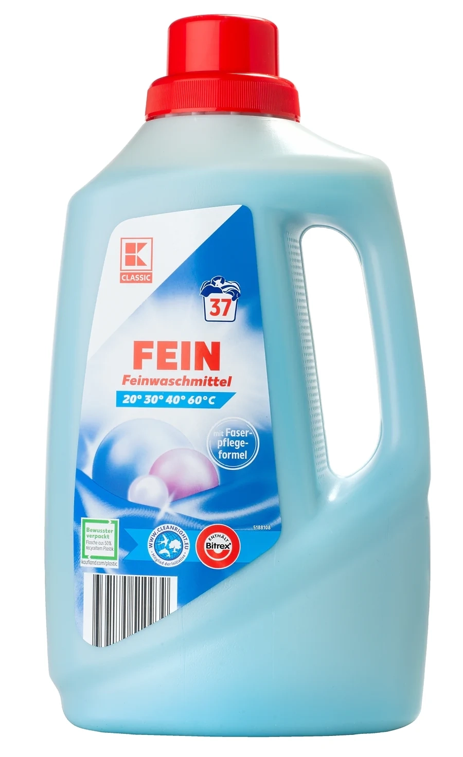 Kaufland K-Classic Feinwaschmittel Test - 20/100 (mangelhaft)