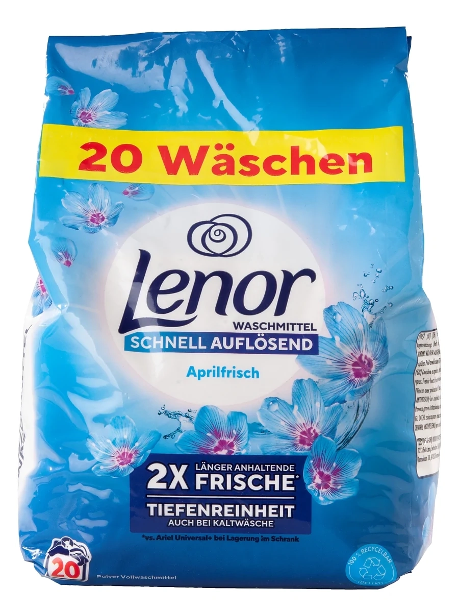 Lenor Universalwaschmittel Aprilfrisch Test - 28/100 (mangelhaft)