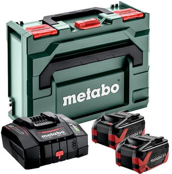 metabo Basis-Set - 2 x LiHDX 8.0 Ah Akkus, Schnellladegerät ASC 290 ...